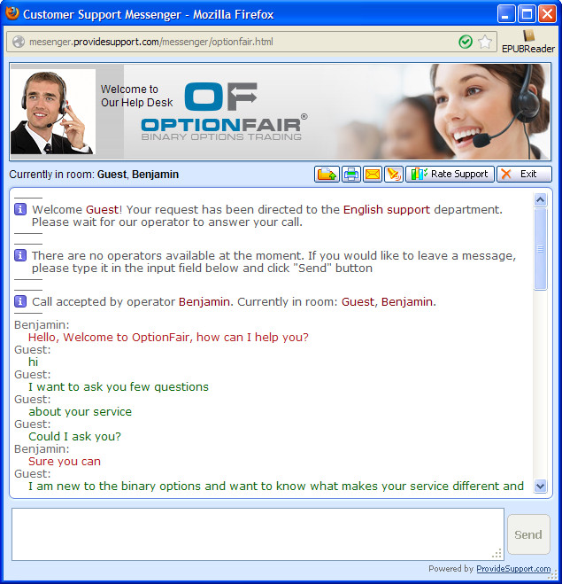 OptionFair Live Chat Reps Answer 5 Binary Options Questions. Ready?